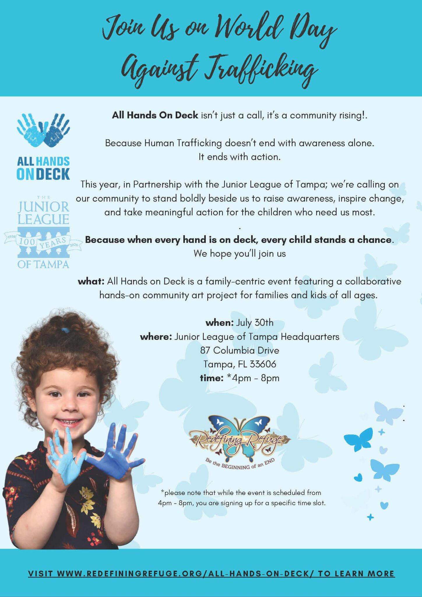 World Human Trafficking Awareness Day-All Hands on Deck with Redefining ...