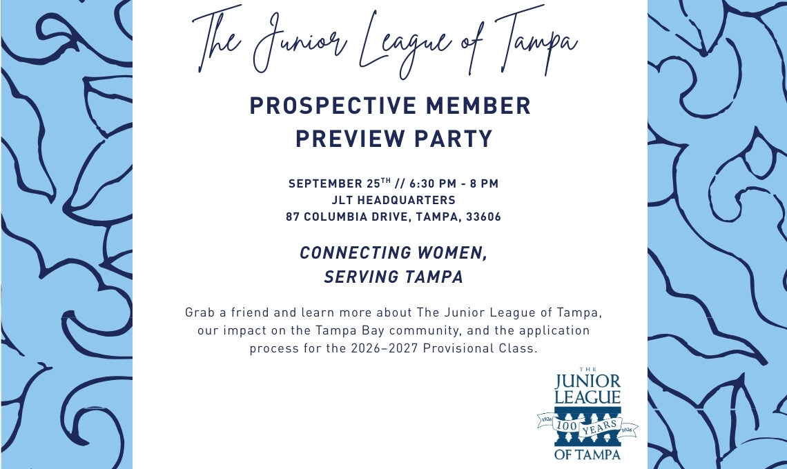 Prospective Member Preview Party - www.jltampa.org